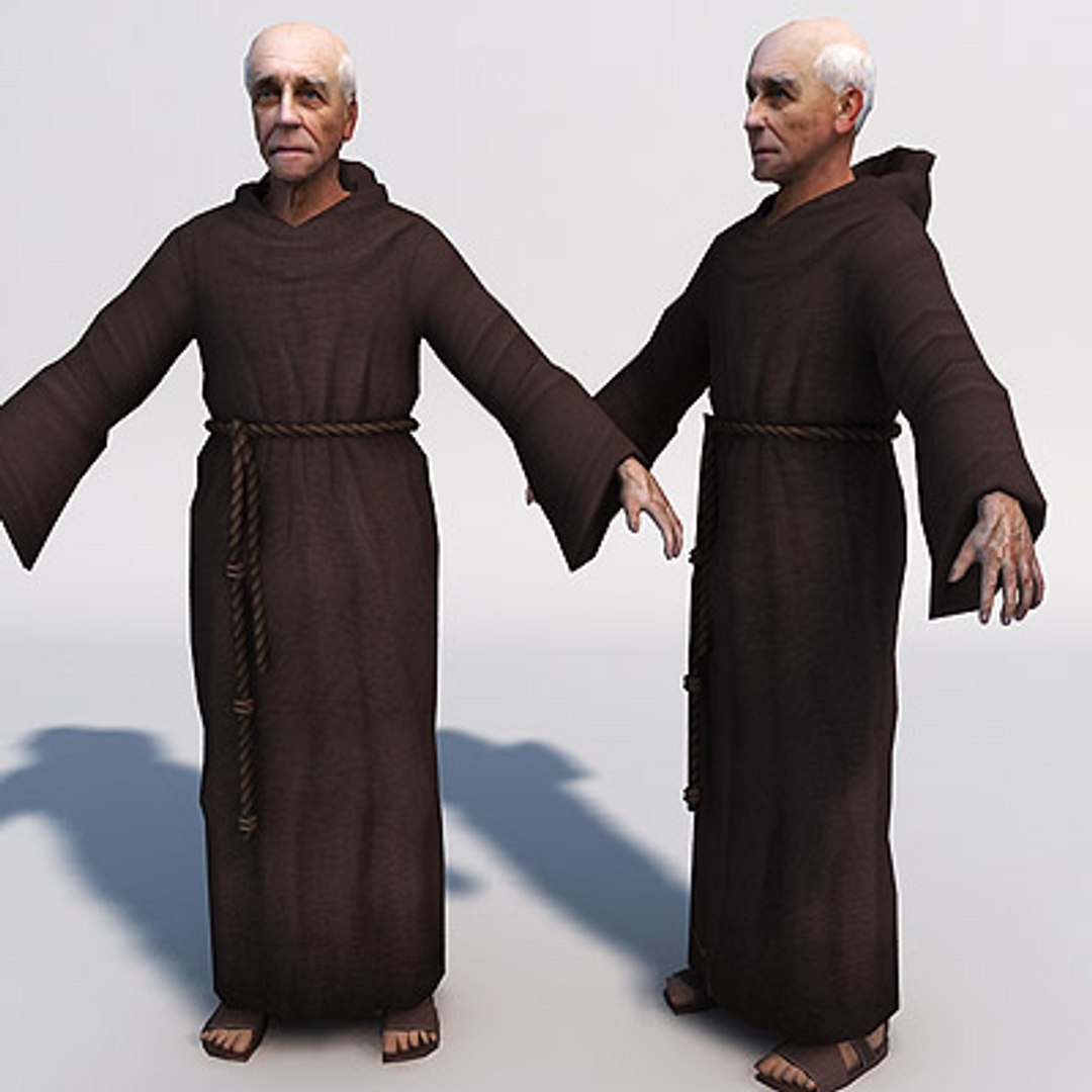 Monk Games Simulation 3d Model