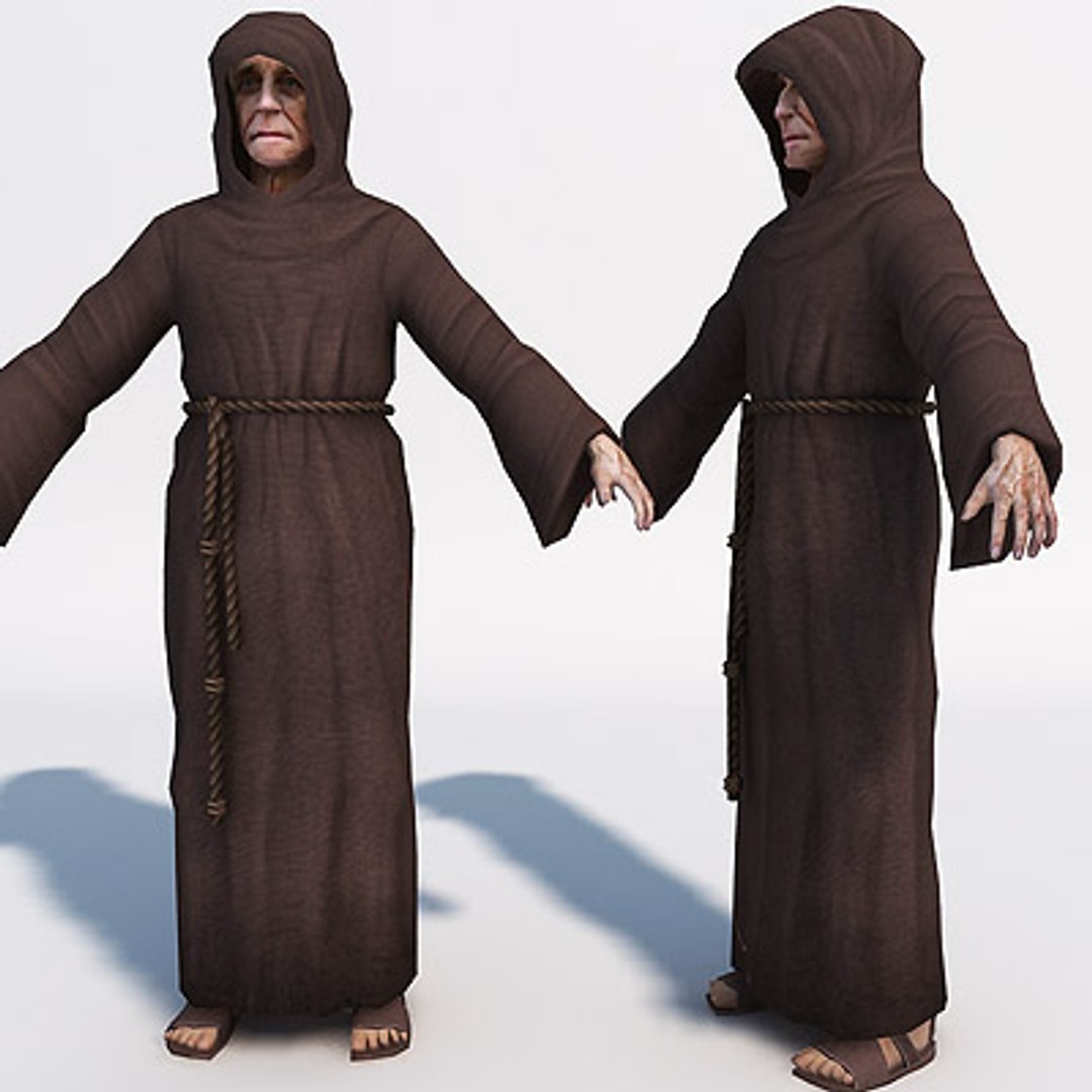 Monk Games Simulation 3d Model