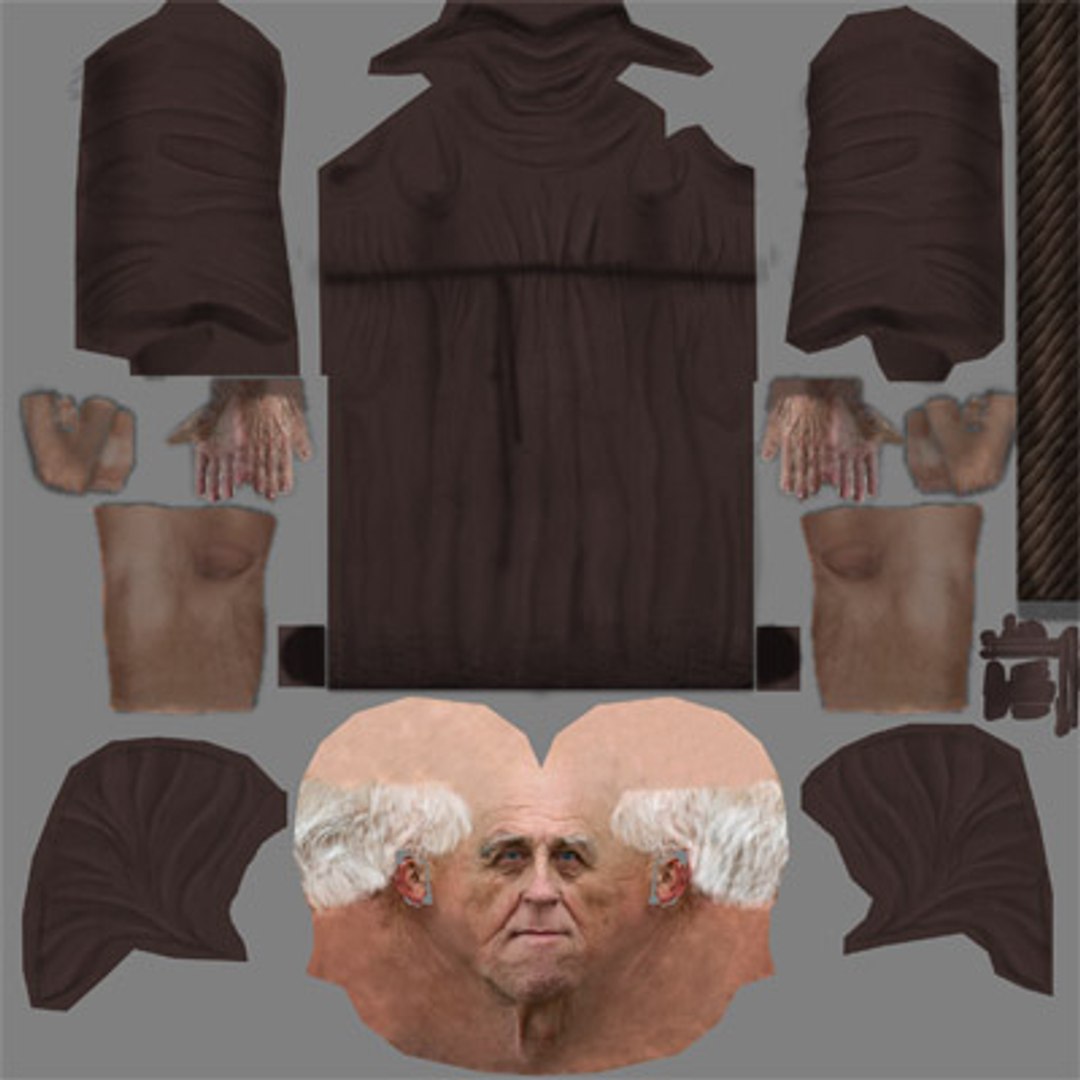 Monk Games Simulation 3d Model