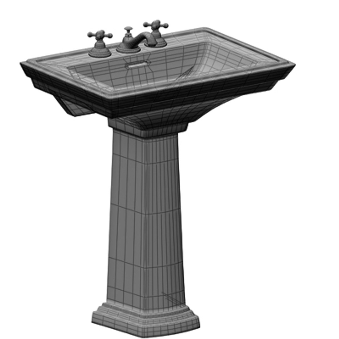 Classical Sinks 3d Model