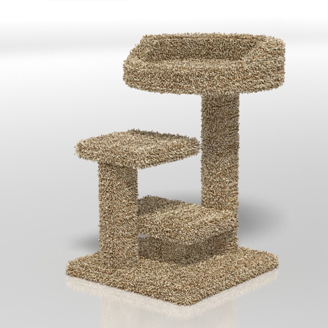 Cat Tower 3d Obj