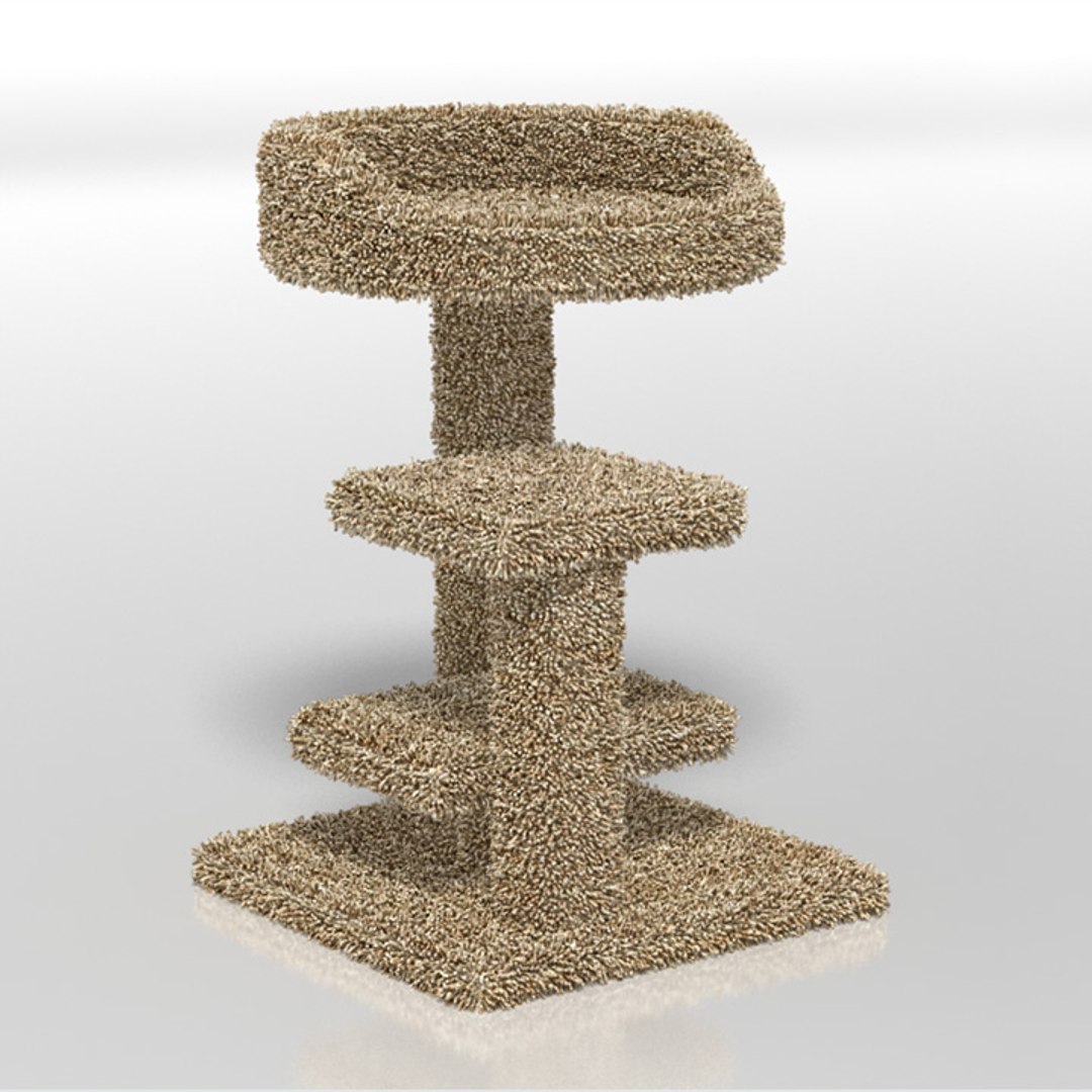 Cat Tower 3d Obj