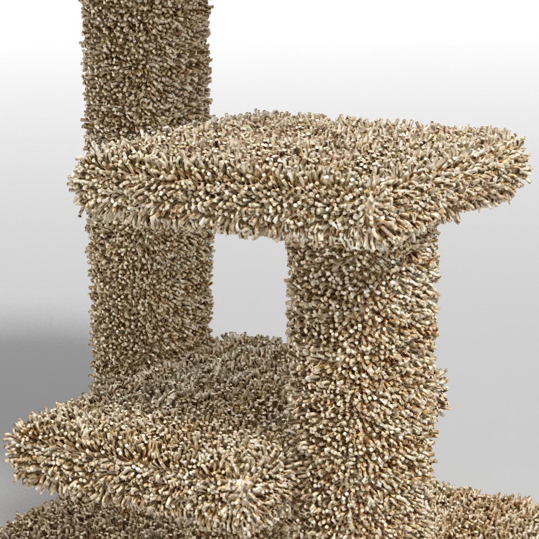 Cat Tower 3d Obj