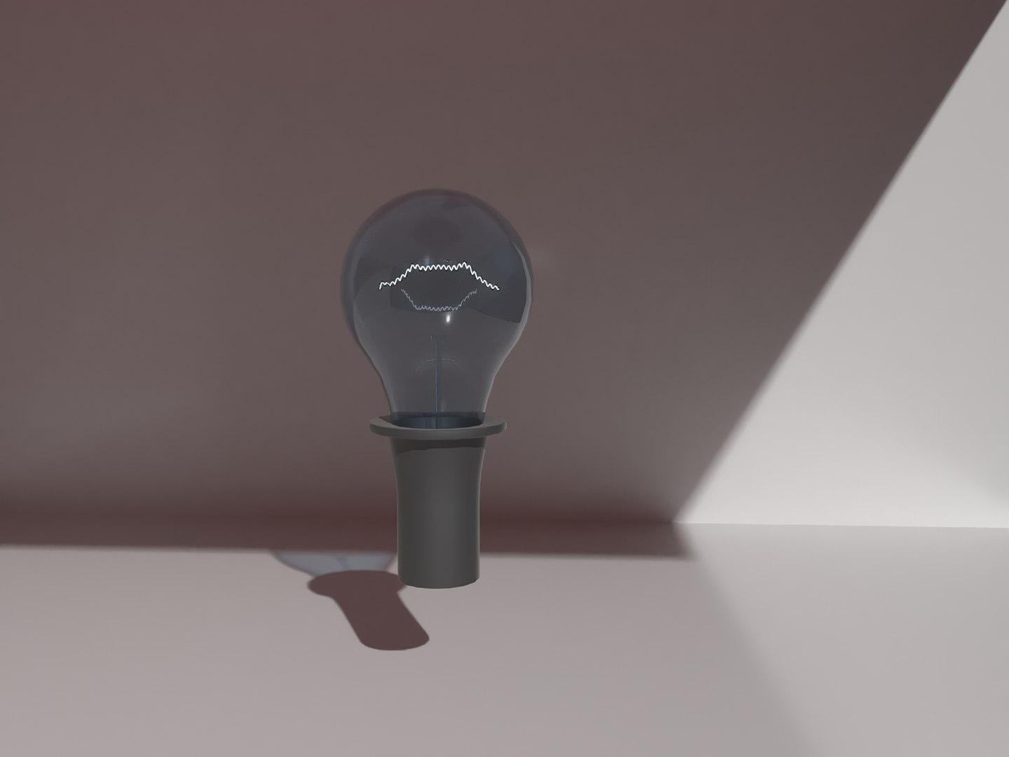 3d Incandescent Light Bulb Lamp