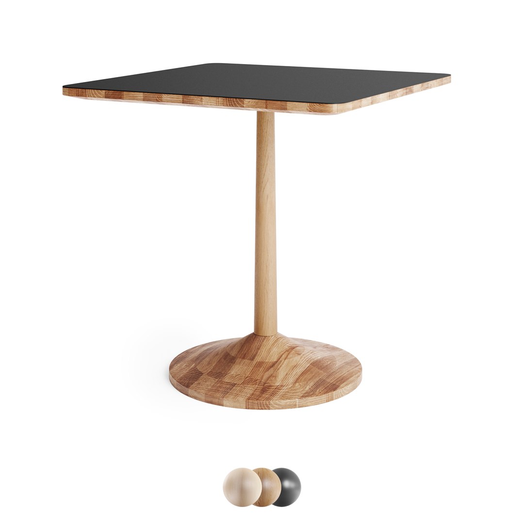 Bolia Dining Table Turned 3D Model - TurboSquid 2148179