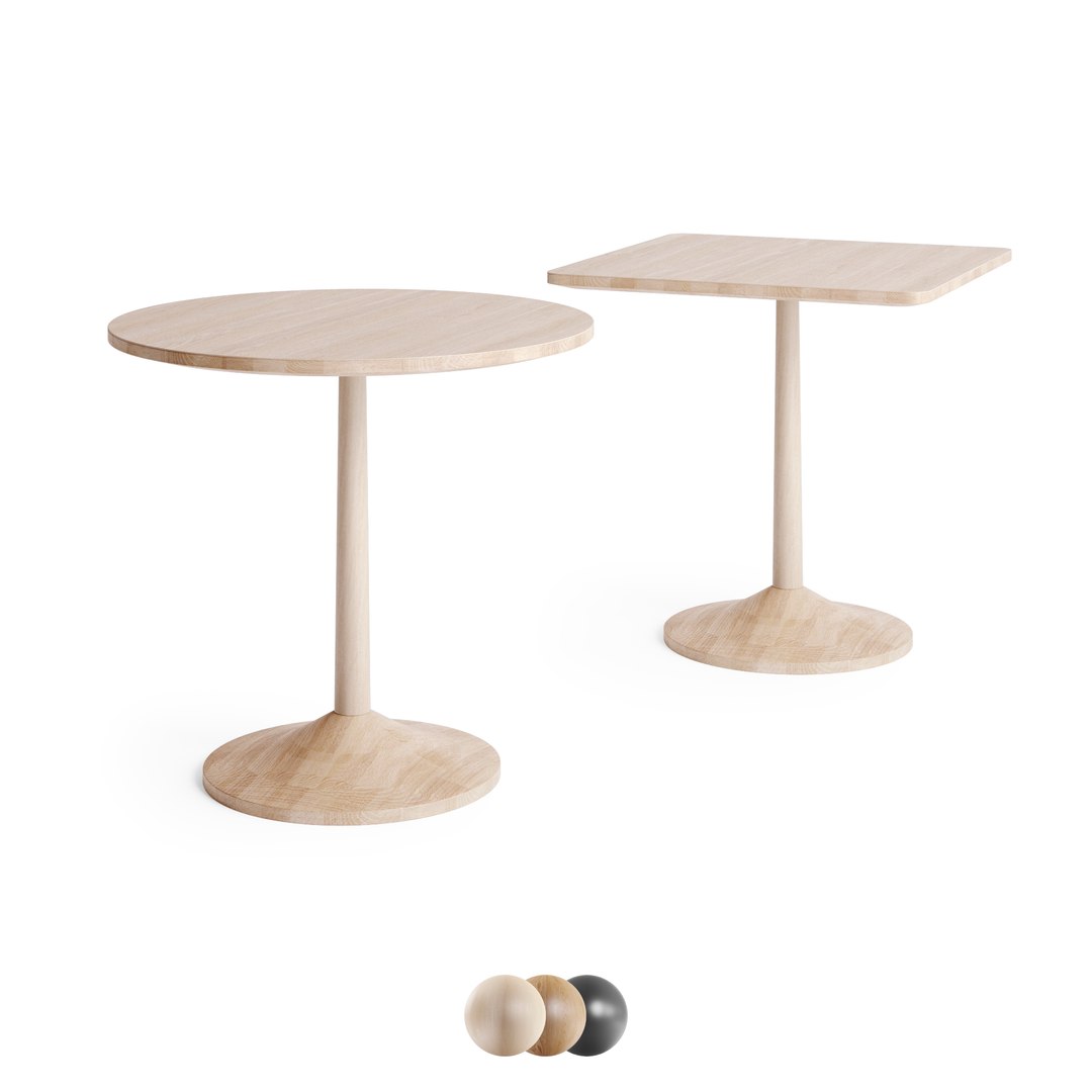 Bolia Dining Table Turned 3D Model - TurboSquid 2148179