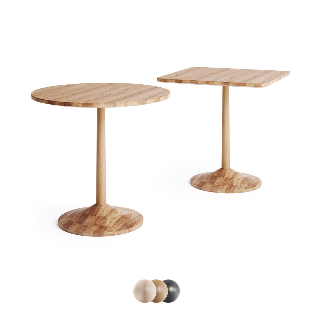 Bolia Dining Table Turned 3D Model - TurboSquid 2148179