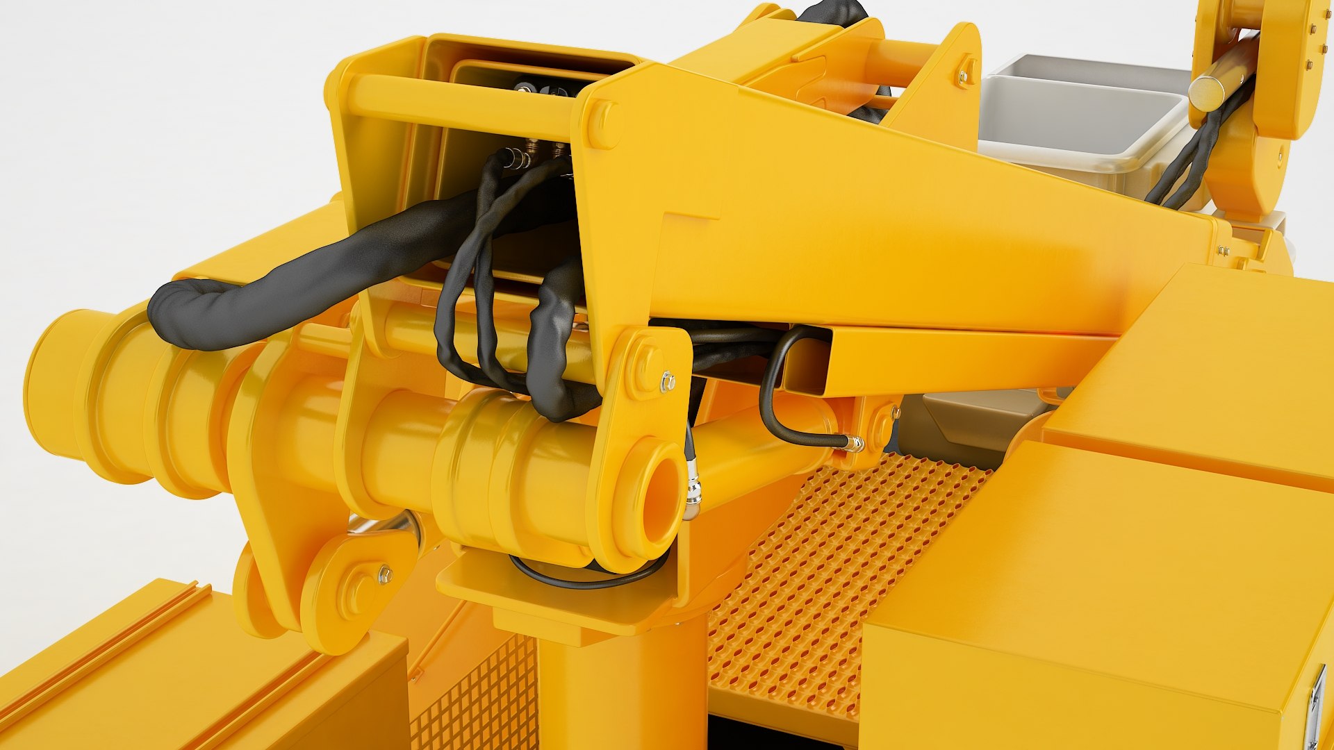 3D Articulating Bucket Truck Back Part 02 - TurboSquid 2002497