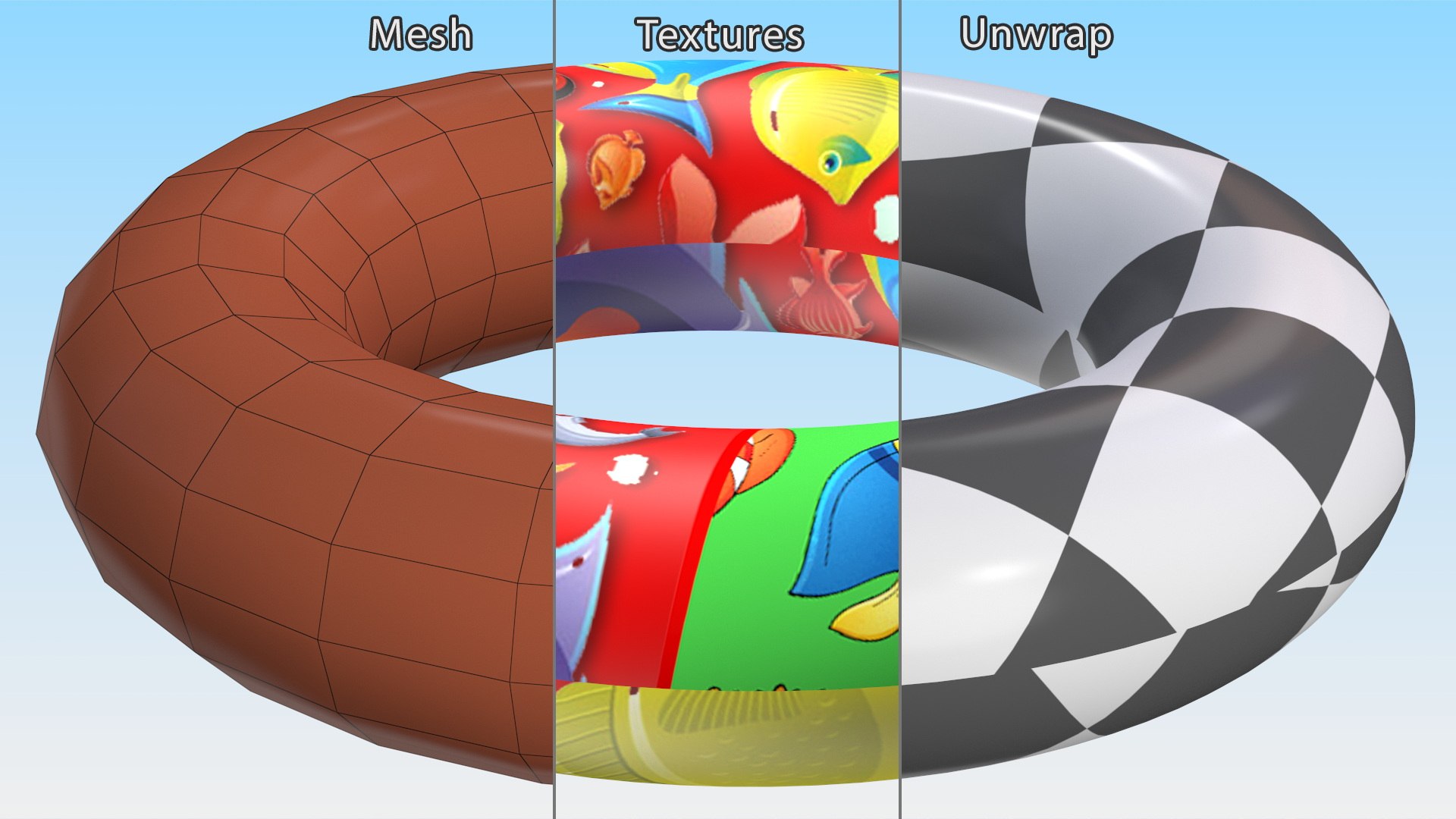 3D Swimming Circle Model - TurboSquid 2095343