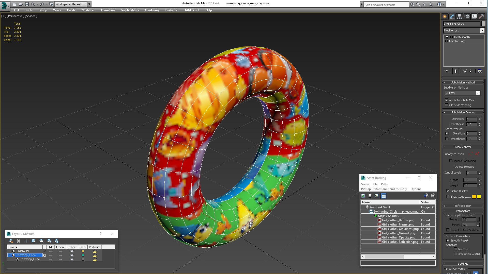 3D Swimming Circle Model - TurboSquid 2095343
