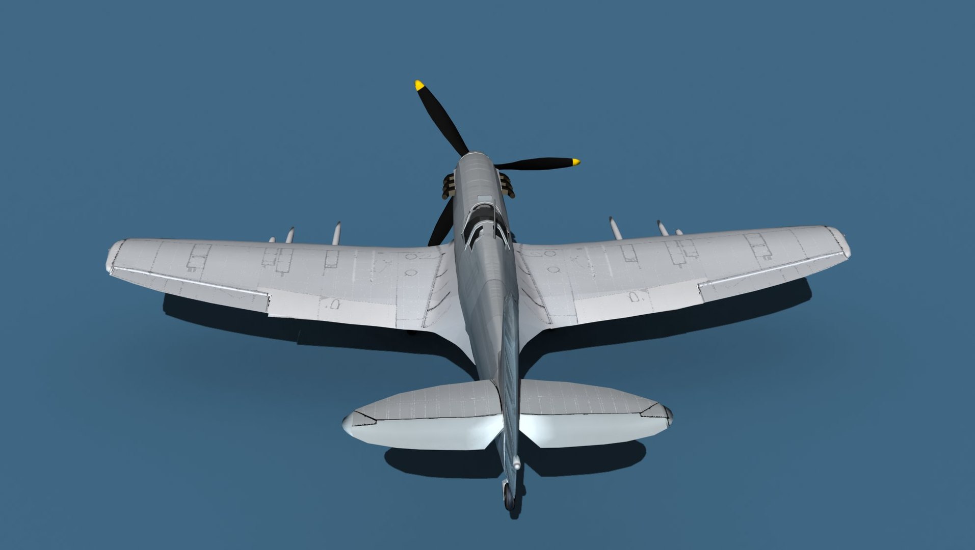Supermarine Spitfire Mk5C V00 Model - TurboSquid 1925098
