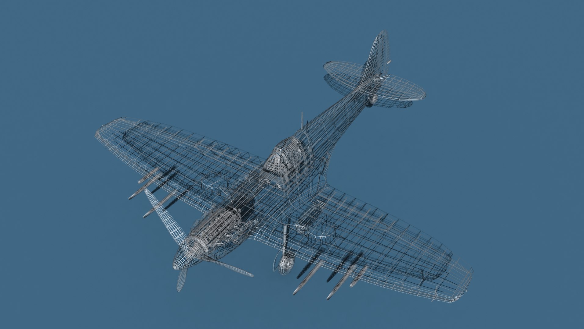 Supermarine Spitfire Mk5C V00 Model - TurboSquid 1925098