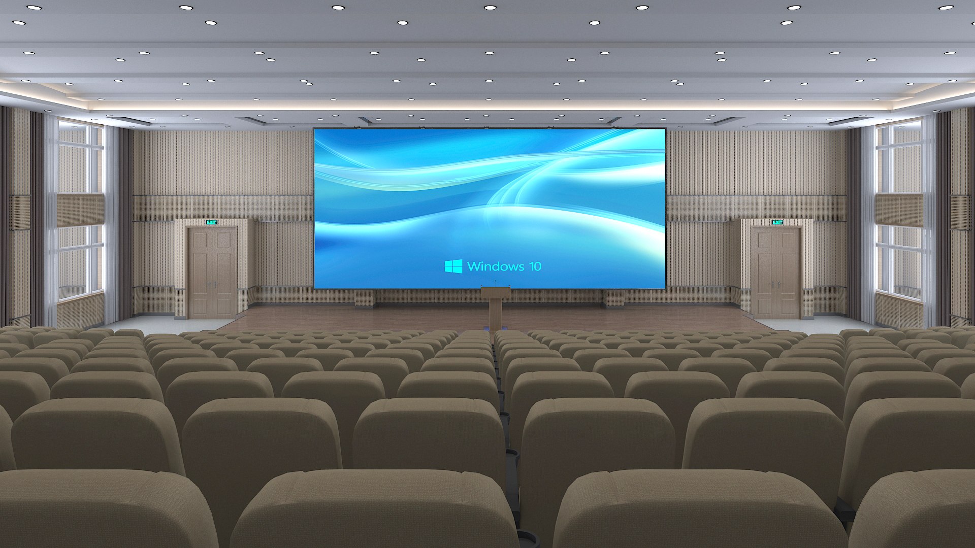 3D Model Lecture Hall Collection 04 - TurboSquid 2177049