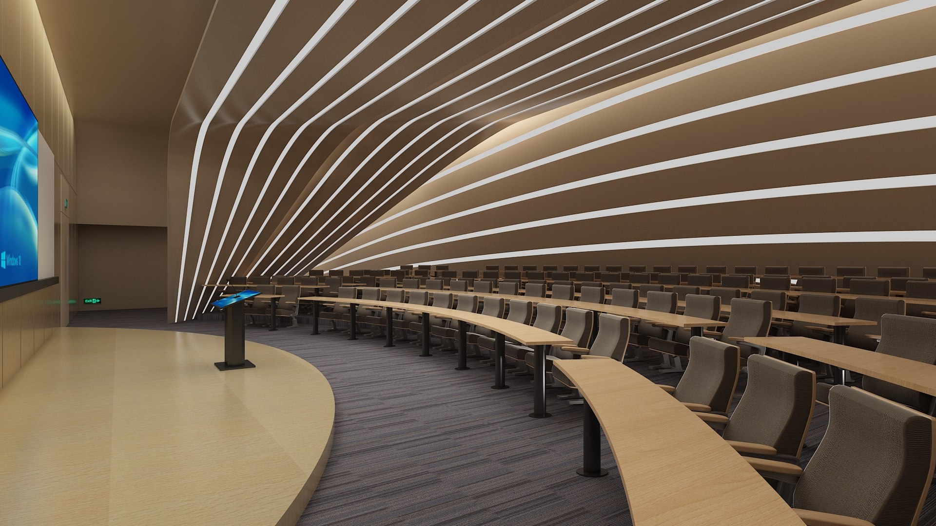 3D Model Lecture Hall Collection 04 - TurboSquid 2177049