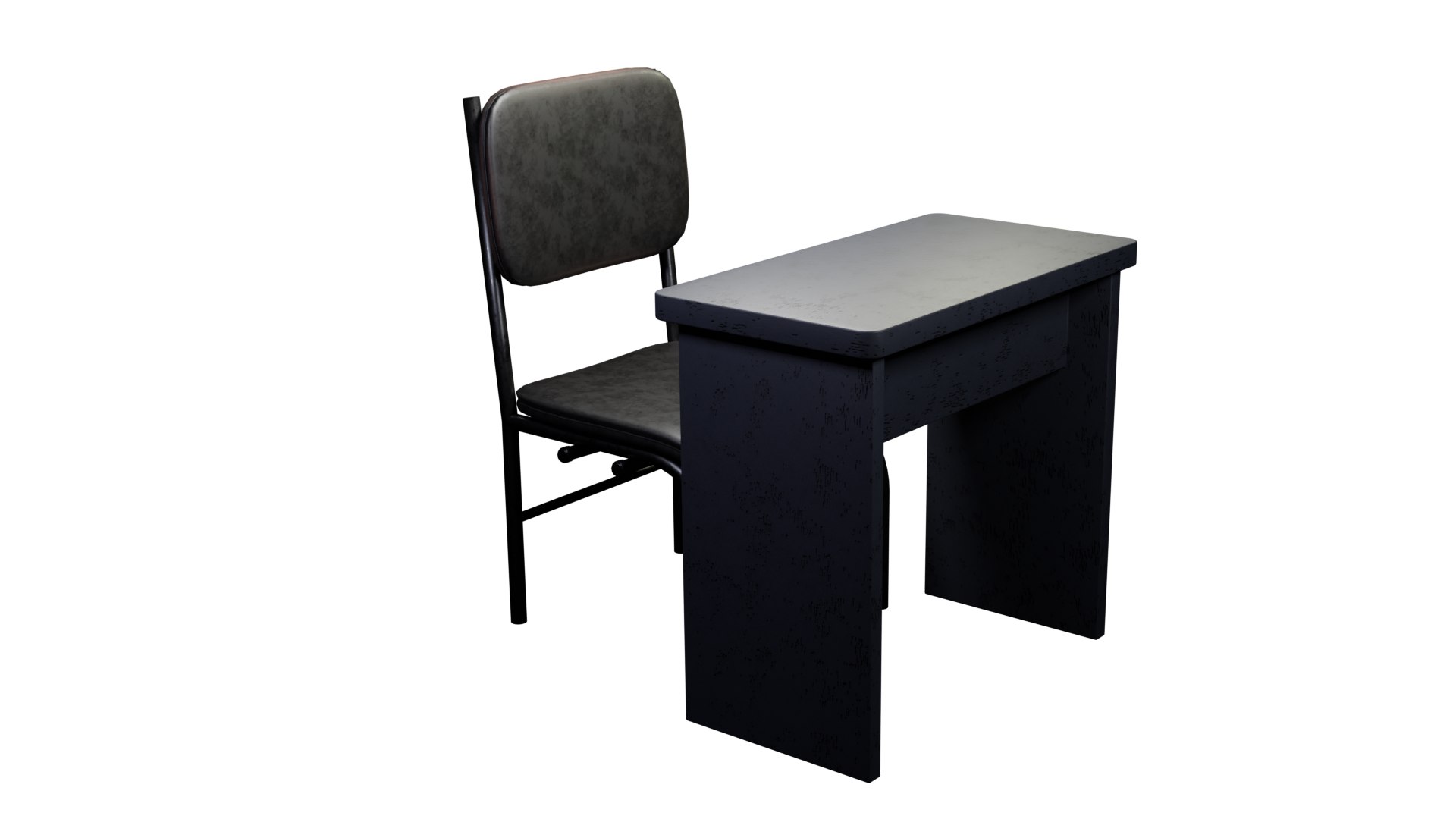 3D Student chair with desk - TurboSquid 2150593
