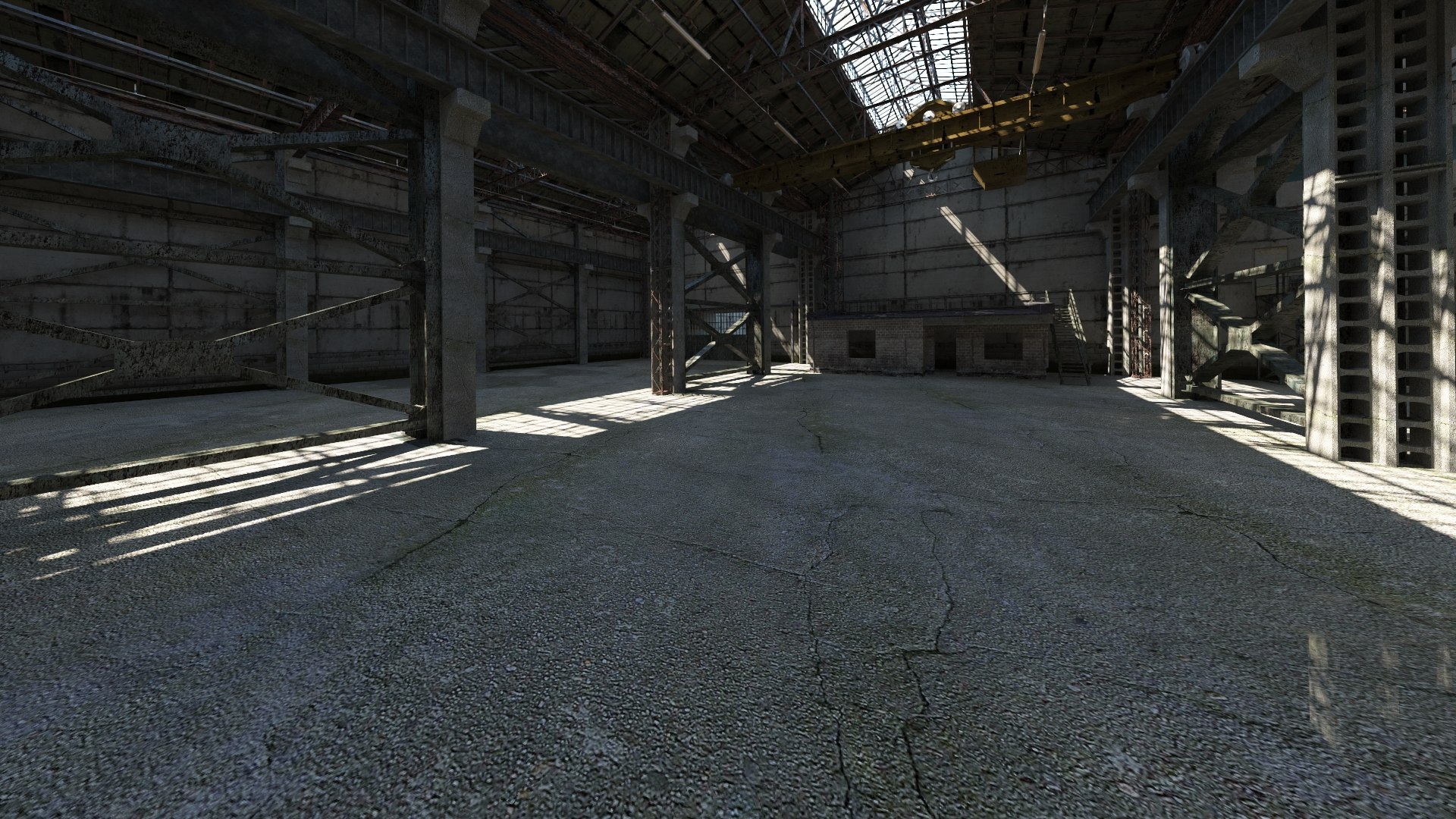 Old Industrial Factory Interior 1 model - TurboSquid 2016910