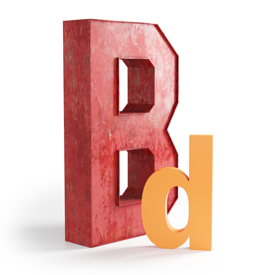 3D Model Letters Decor - TurboSquid 1591791