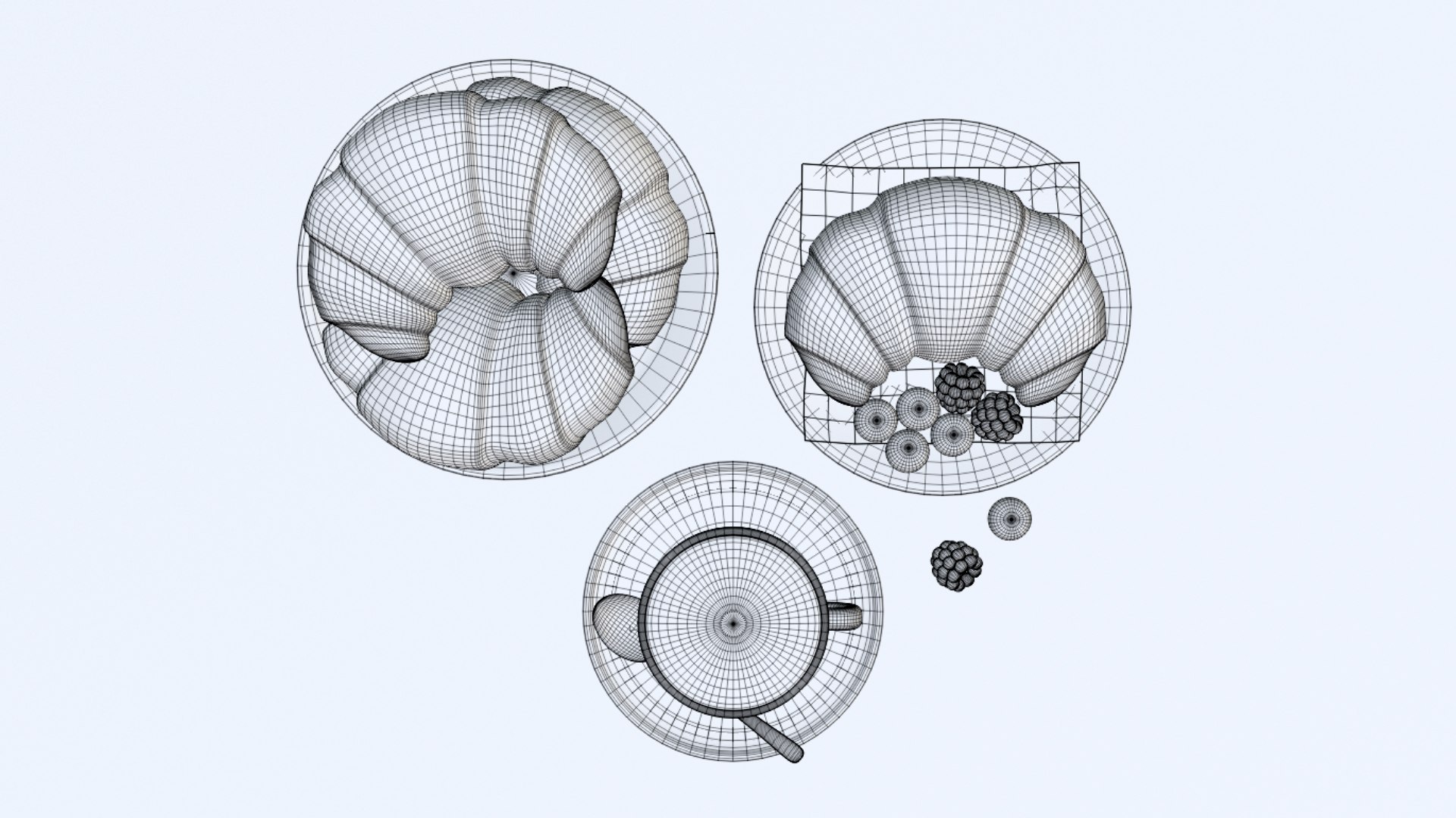 3D Croissant 001 - TurboSquid 2166715