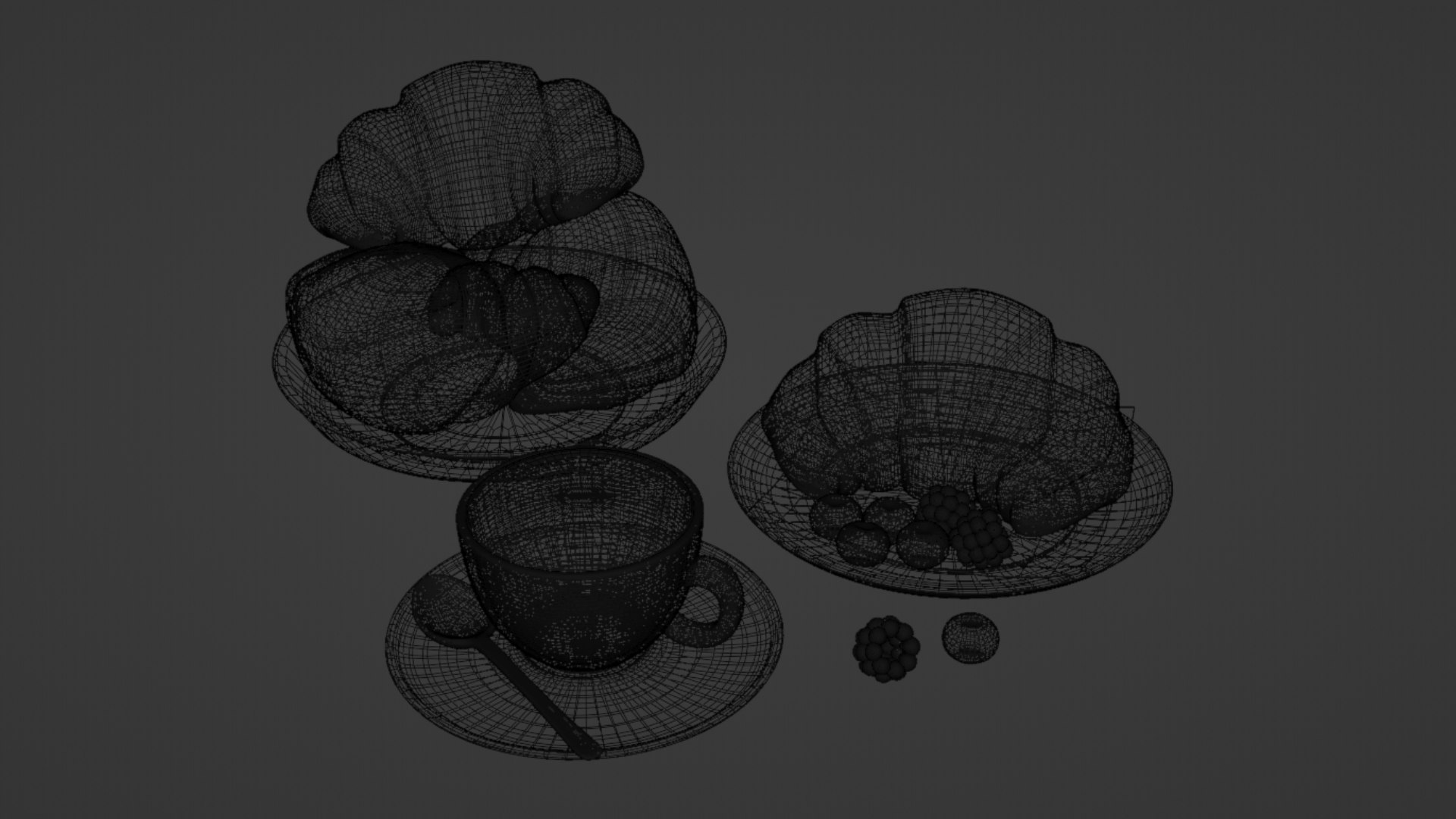 3D Croissant 001 - TurboSquid 2166715