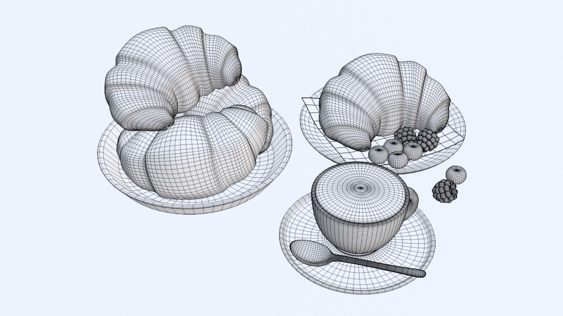 3D Croissant 001 - TurboSquid 2166715