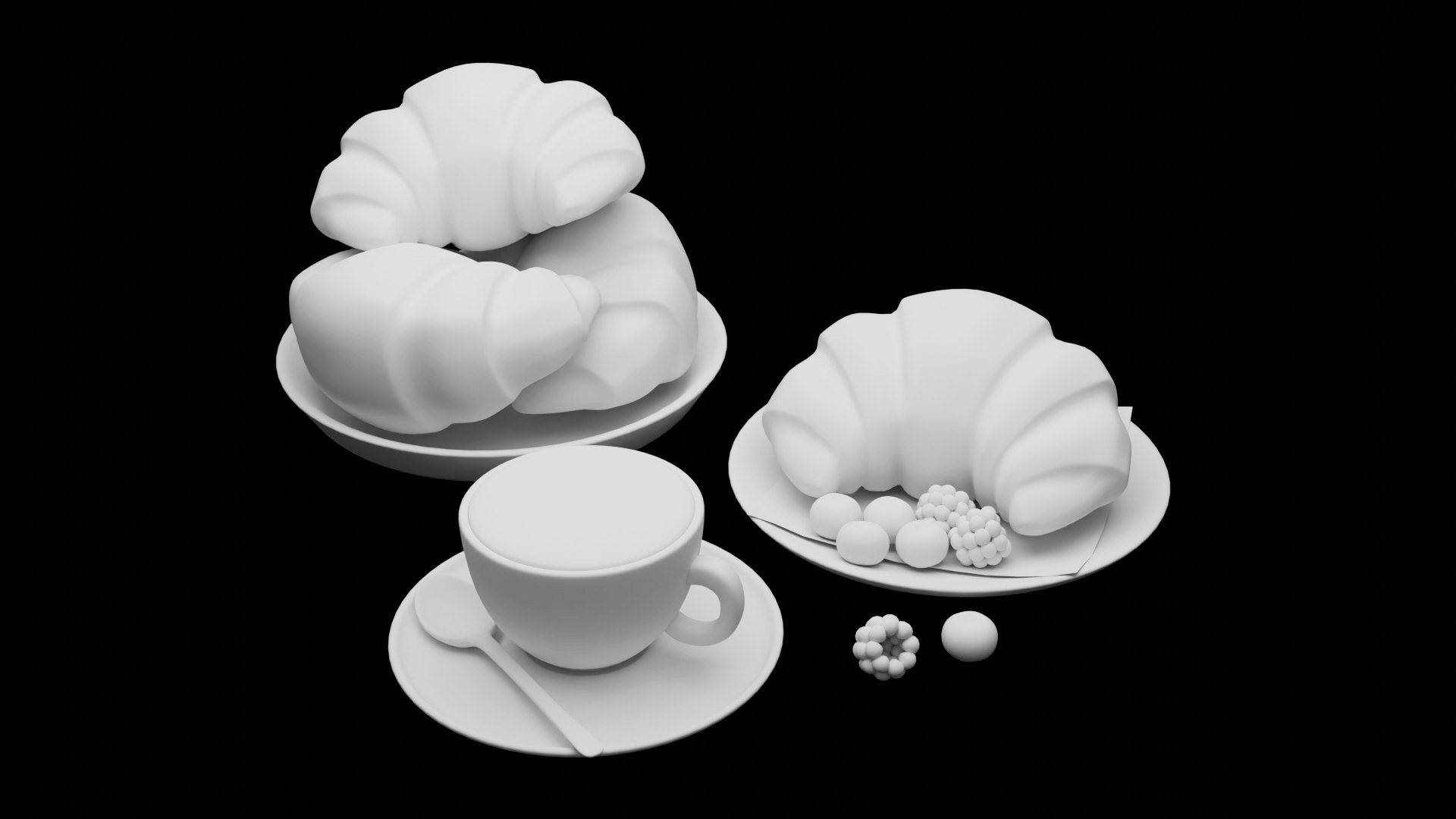 3D Croissant 001 - TurboSquid 2166715