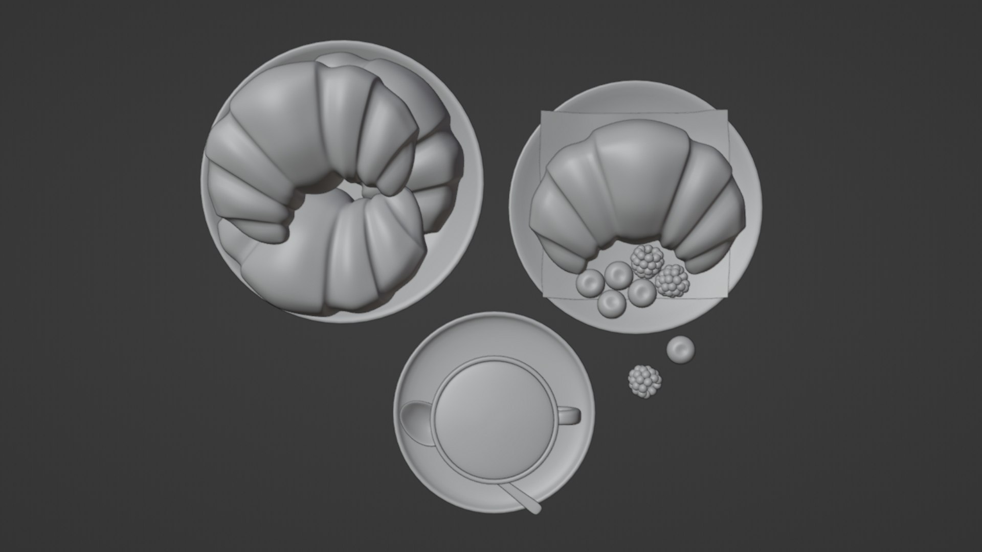 3D Croissant 001 - TurboSquid 2166715