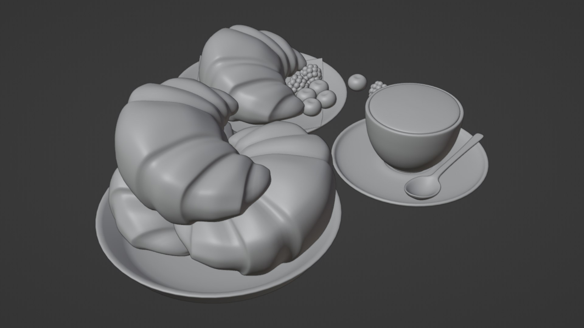 3D Croissant 001 - TurboSquid 2166715