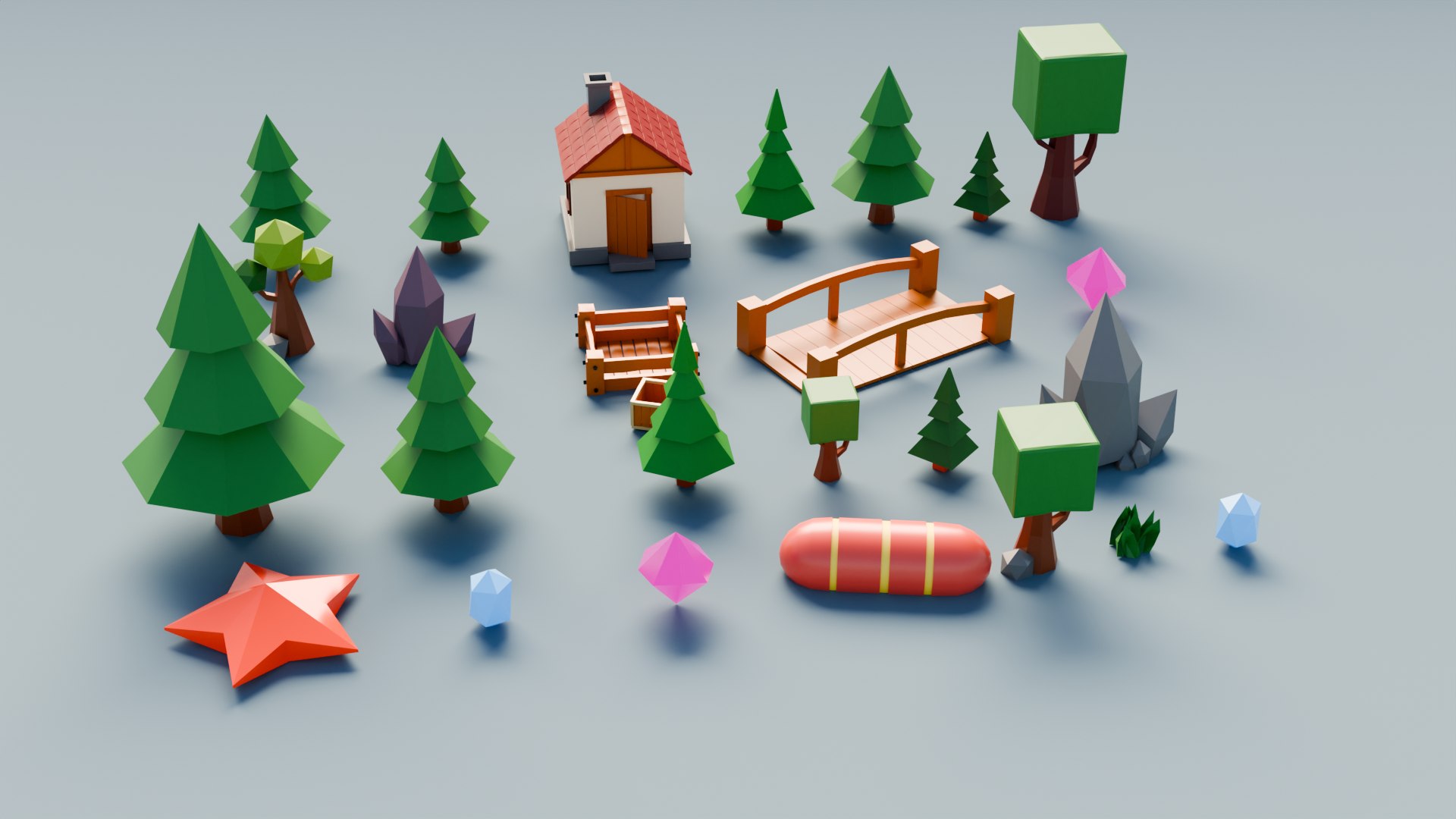 3D 3d Model Low Poly Game Assets - TurboSquid 2331890
