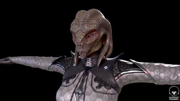 modelo 3d Sacerdote alienígena aparejado - TurboSquid 1724287