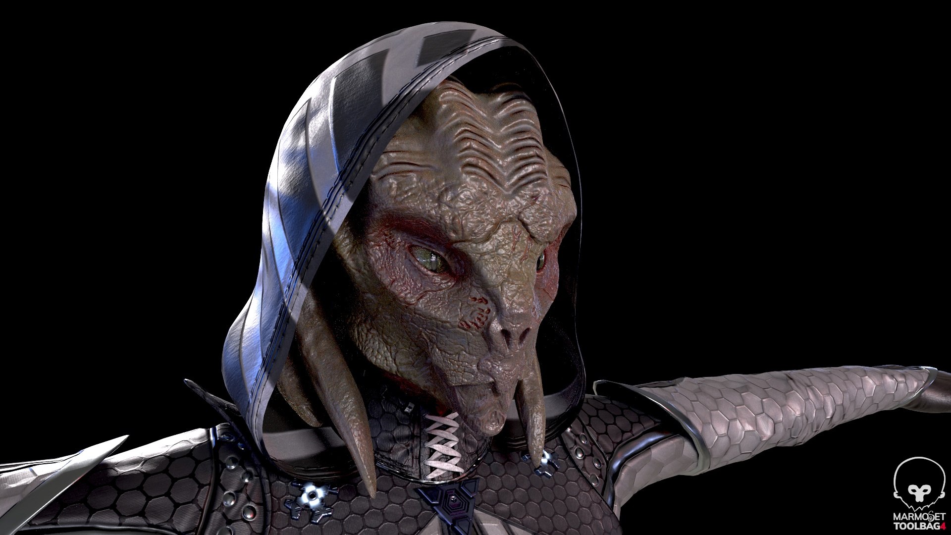 3D Alien Priest Rigged - TurboSquid 1724287