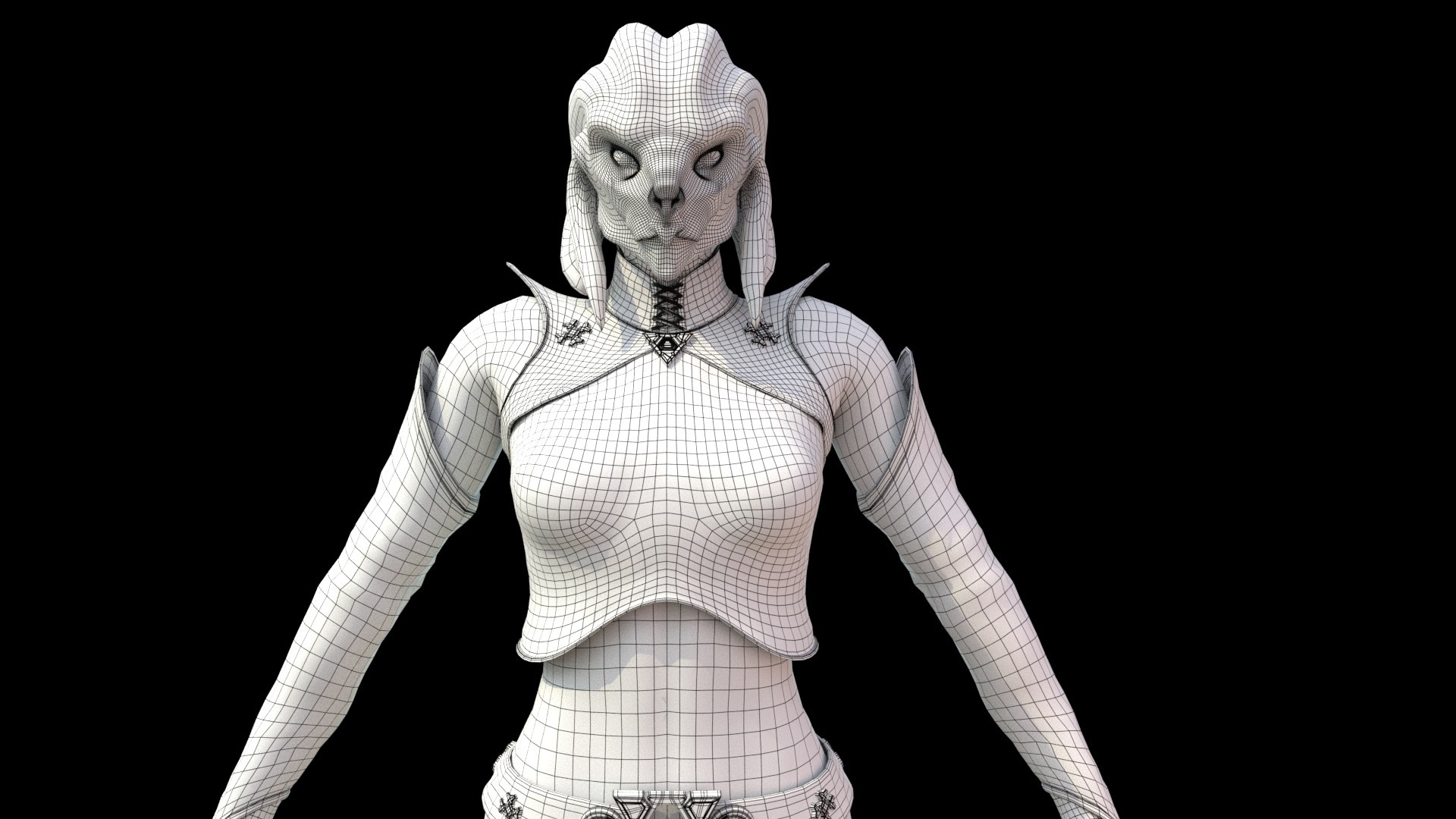 3D Alien Priest Rigged - TurboSquid 1724287