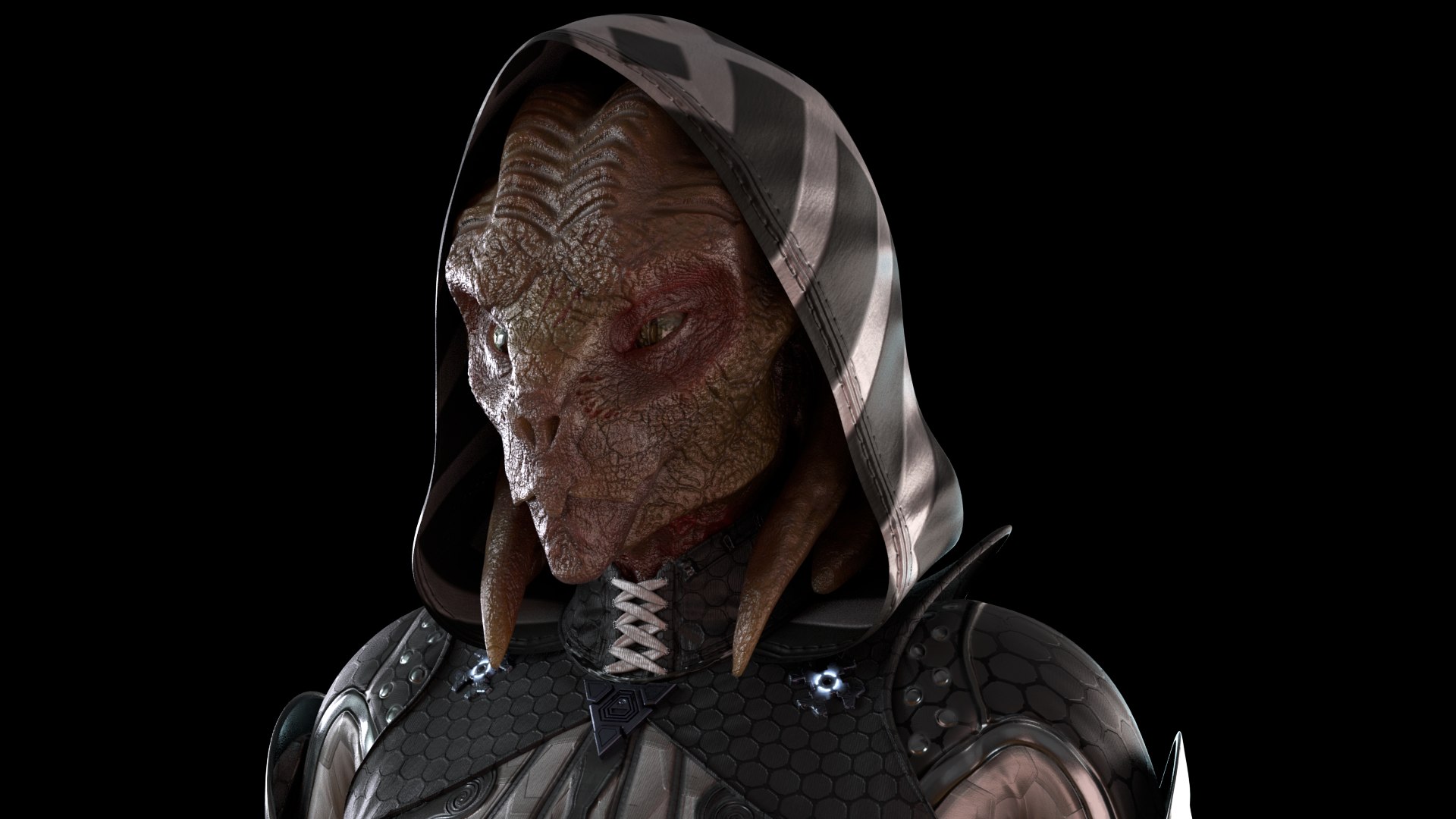 3D Alien Priest Rigged - TurboSquid 1724287