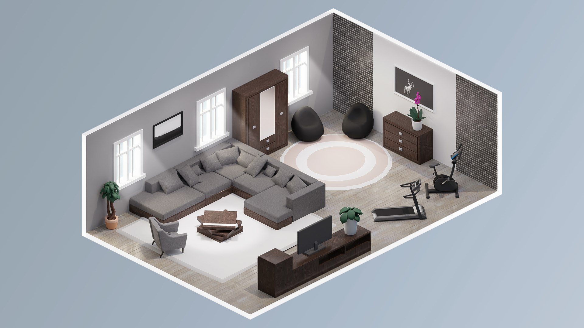 Room 30 3D Model - TurboSquid 2149081