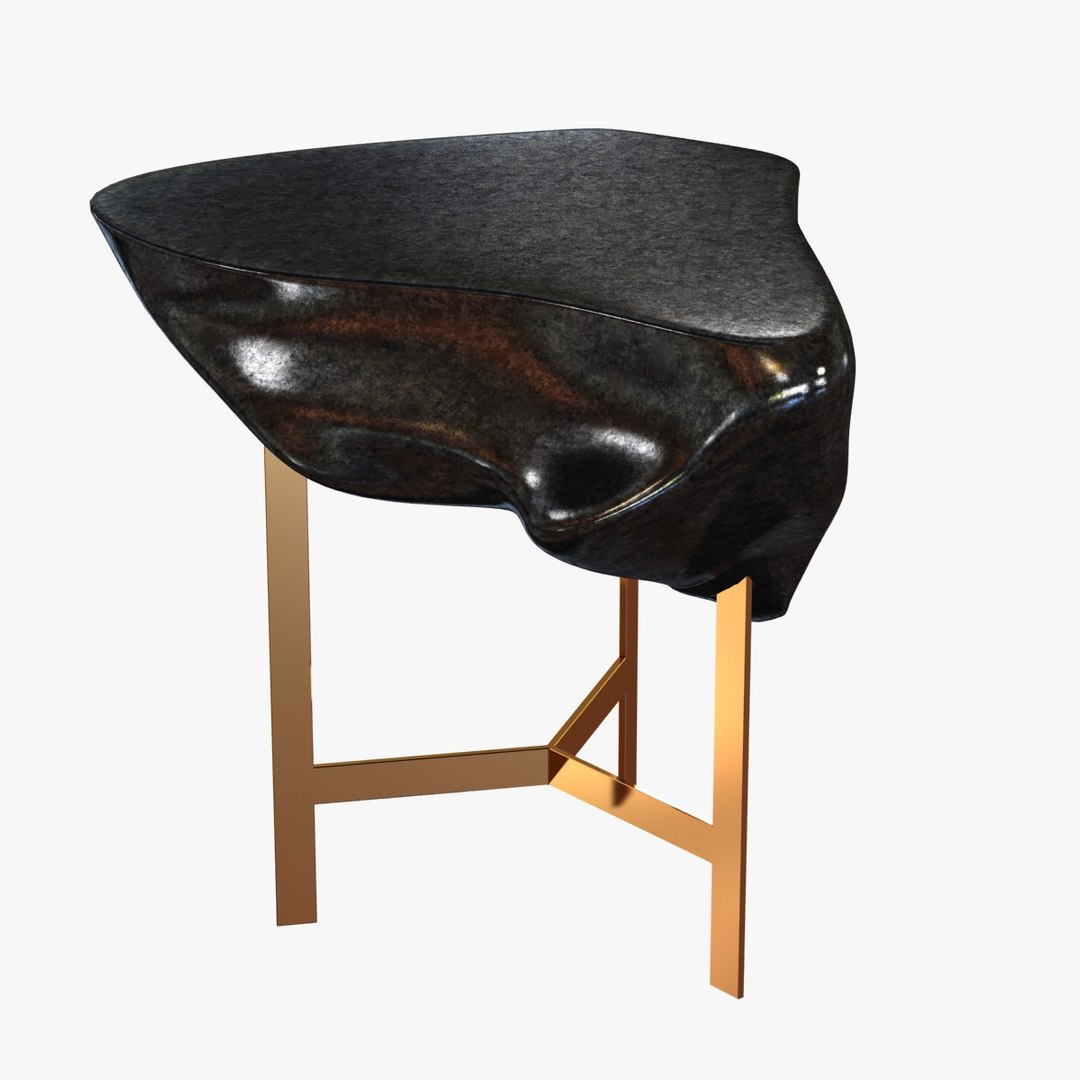 3d coffee table basalt indoor