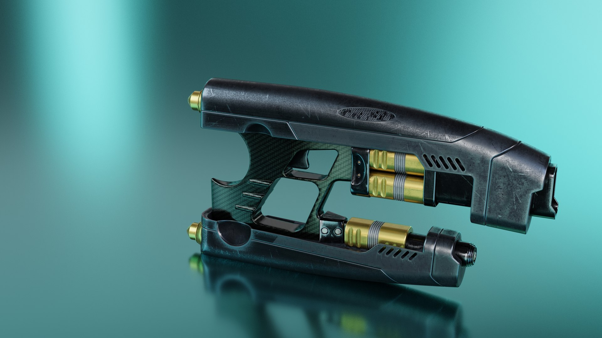 Quad Blaster Model - TurboSquid 2218779