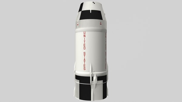3D saturn v s-ii stage - TurboSquid 1541871