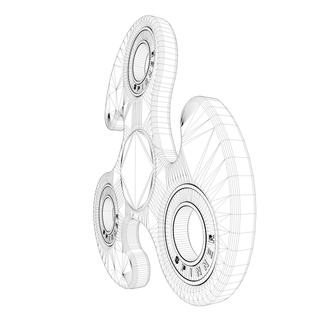 3D fidget spinner toy model - TurboSquid 1162705