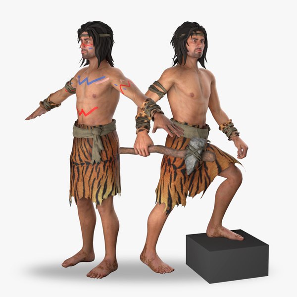 modelo 3d primitive man - TurboSquid 2056053