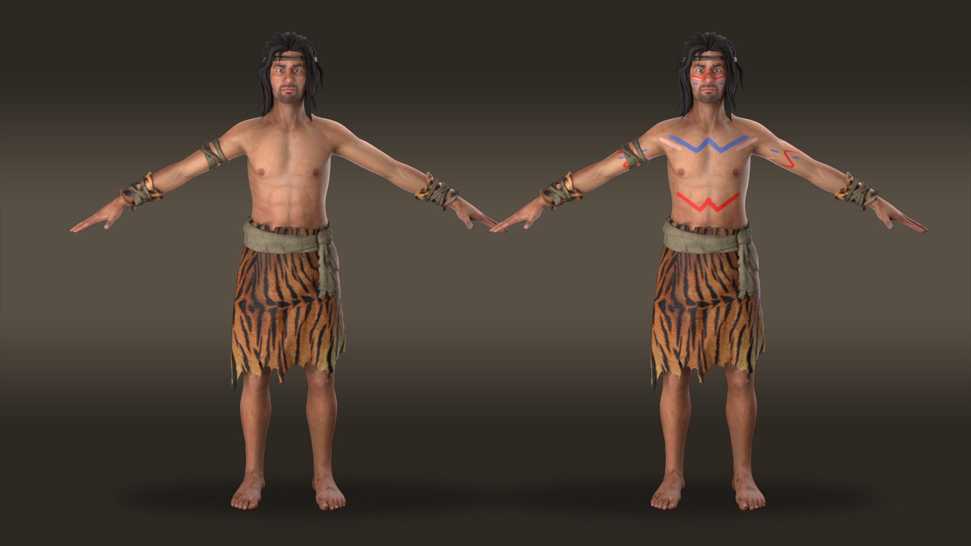 Primitive man 3D model - TurboSquid 2056053