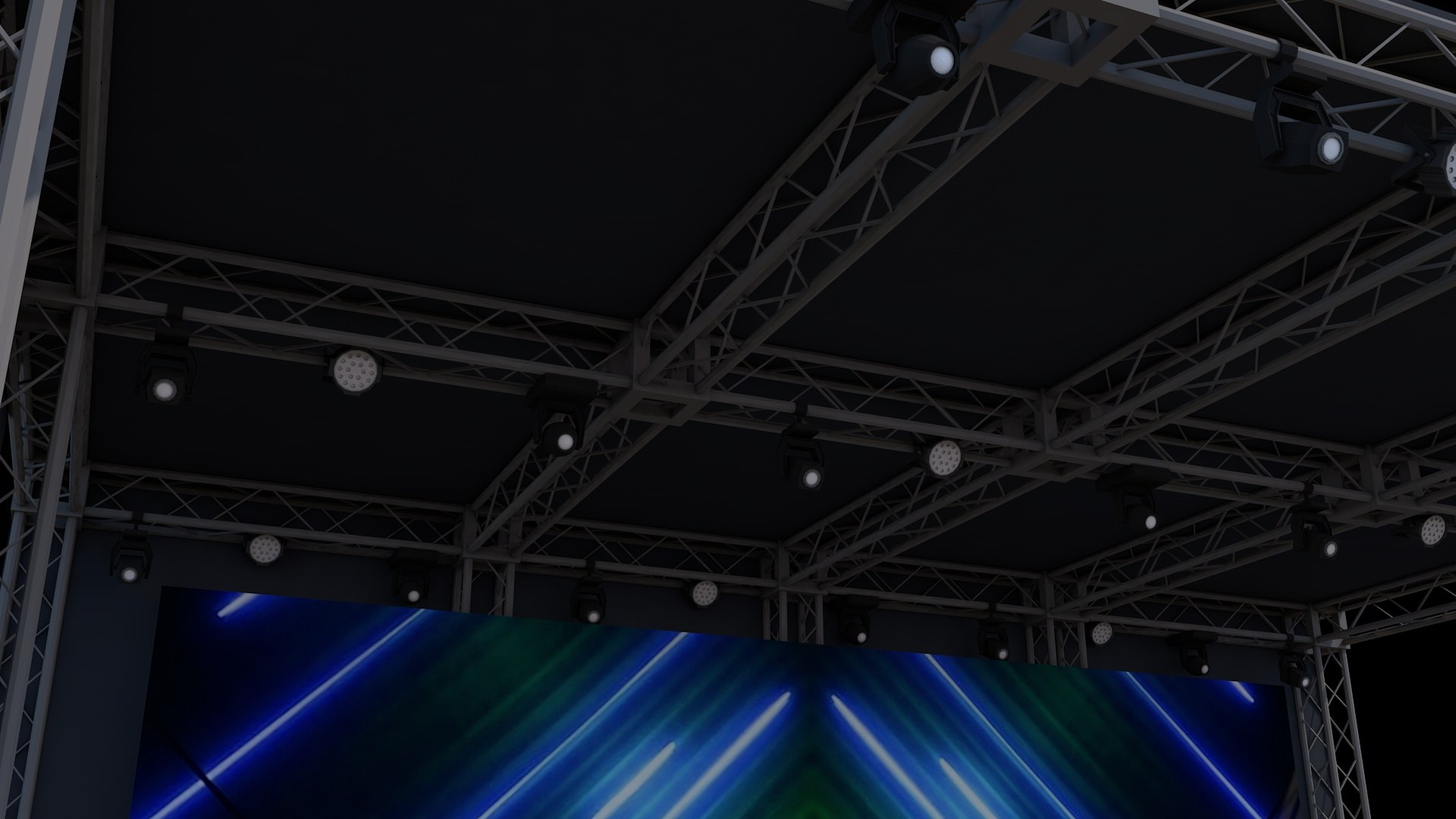 3D Poly Concert Stage Scene Model - TurboSquid 2200543