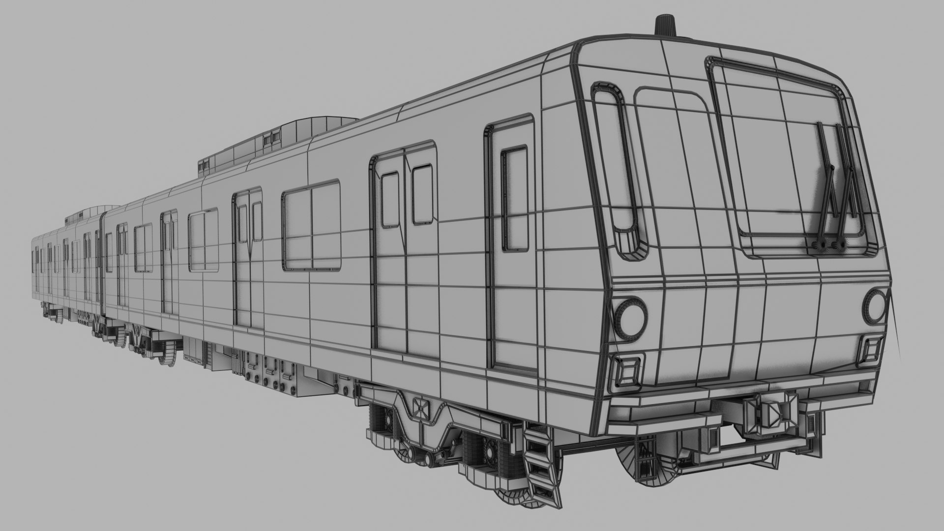 Japan Train Takyo Metro Subway 6000 02 Low-poly 3D Model Model ...