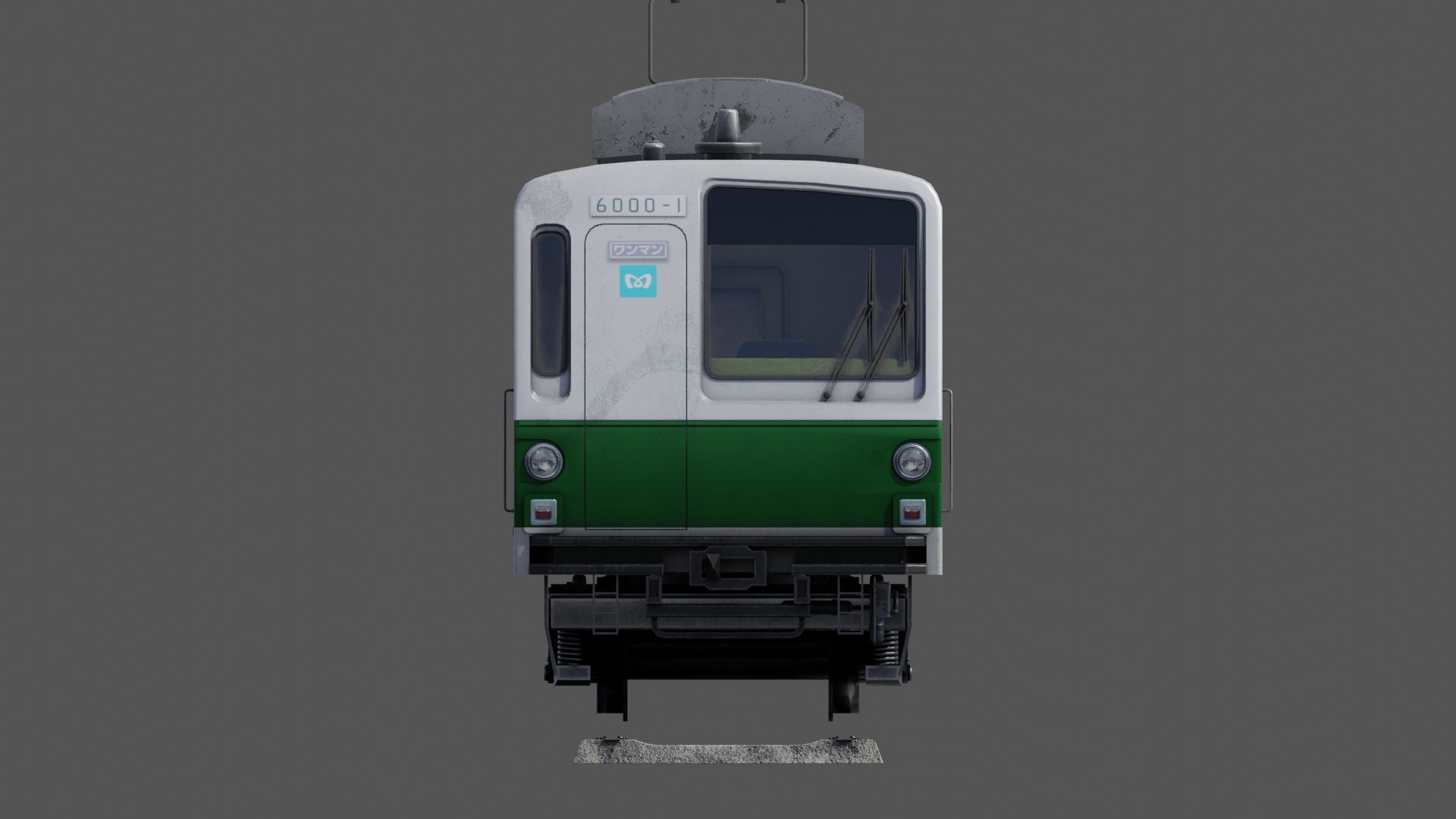 Japan Train Takyo Metro Subway 6000 02 Low-poly 3D Model Model ...