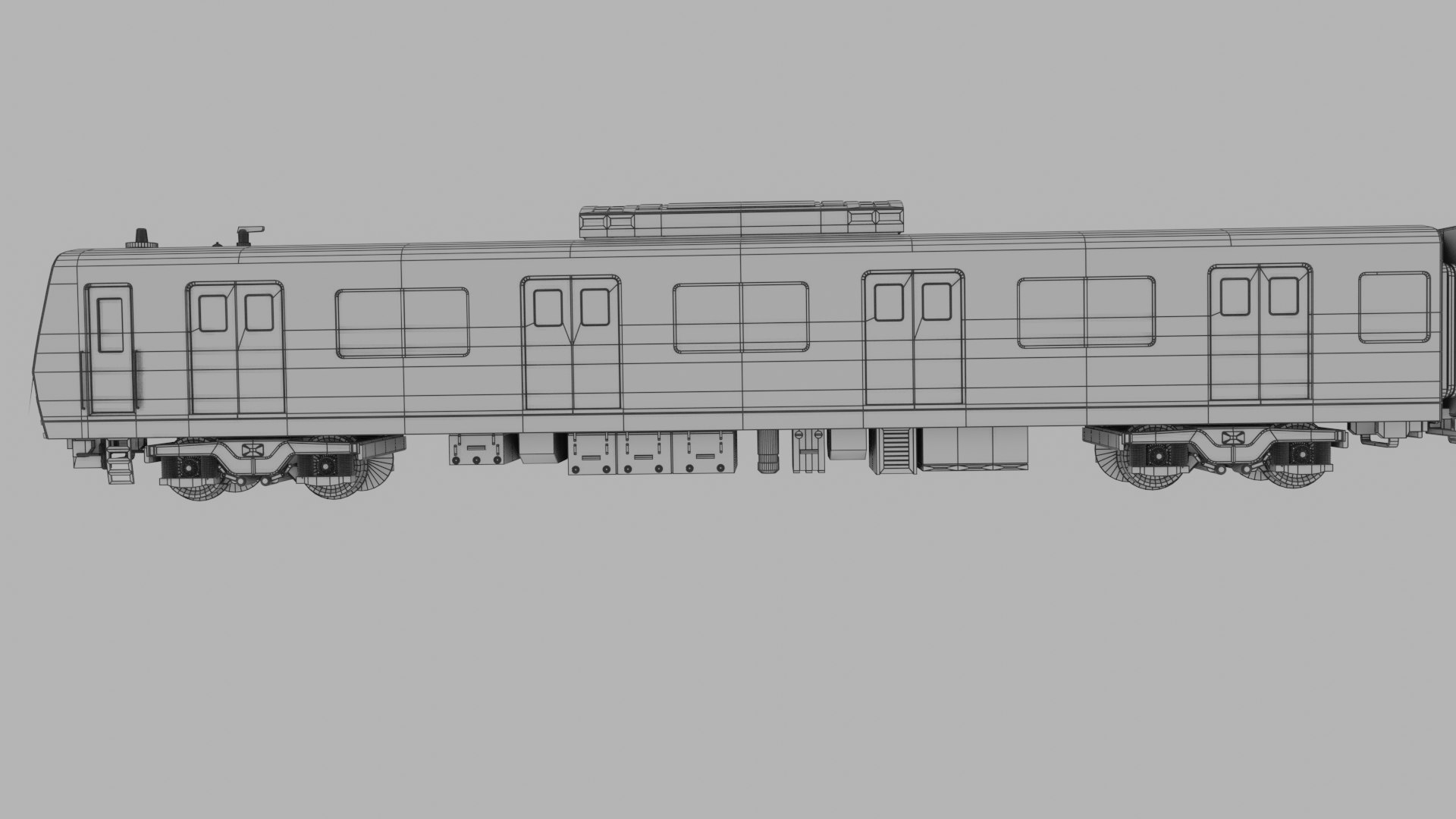 Japan Train Takyo Metro Subway 6000 02 Low-poly 3D Model Model ...