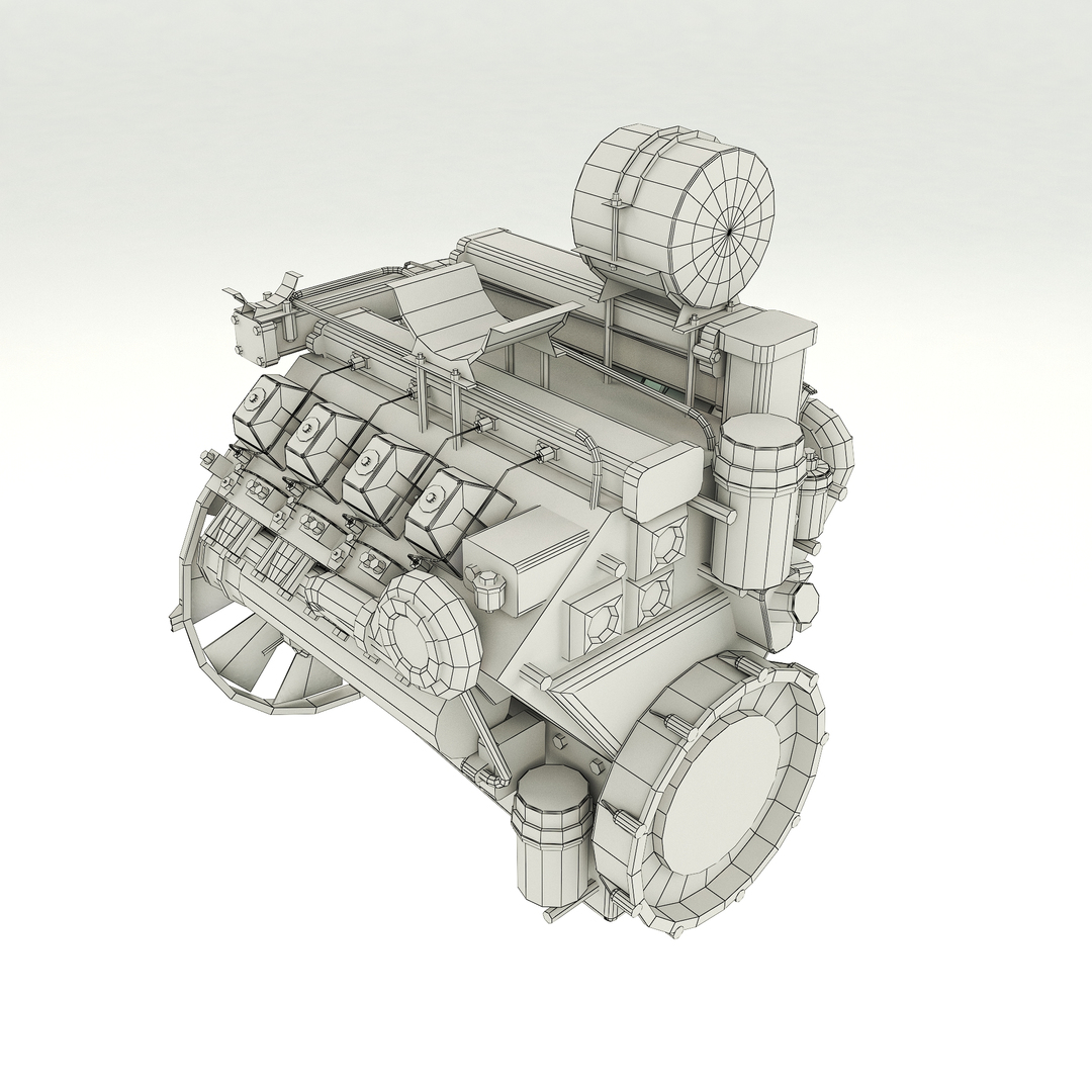 Engine truck model - TurboSquid 1659121