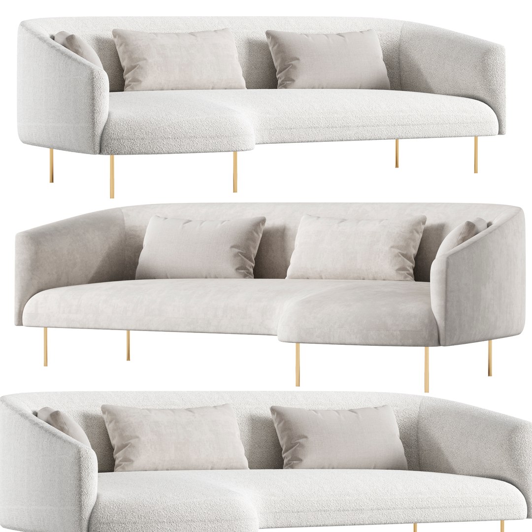 Roma Sofa By Tacchini 3D Model - TurboSquid 2112281