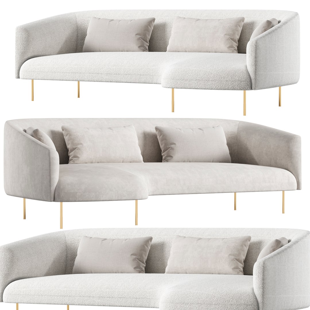 Roma Sofa By Tacchini 3D Model - TurboSquid 2112281