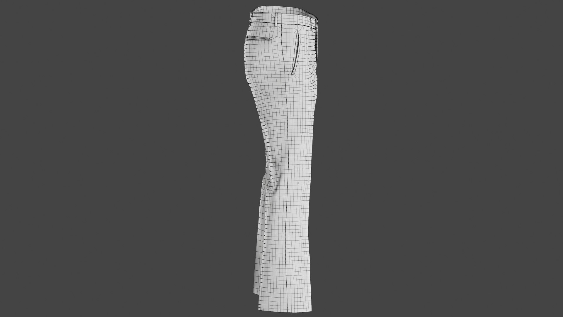 Realistic men s trousers 3D model - TurboSquid 1658183