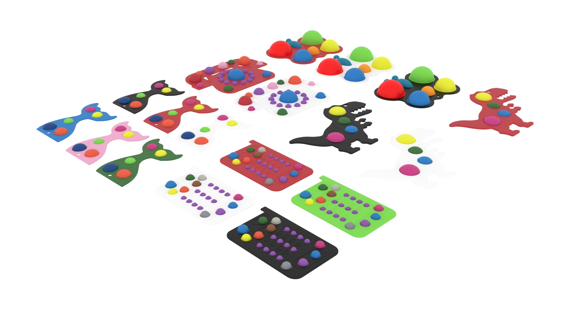 3D Simple Dimples Set - TurboSquid 1771493