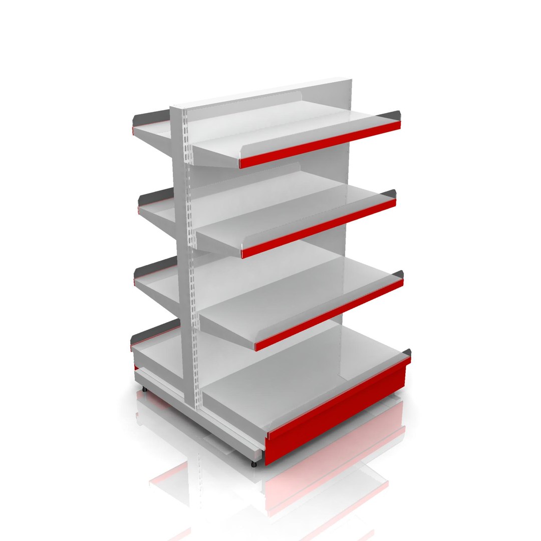 3d Product Gondolas Model
