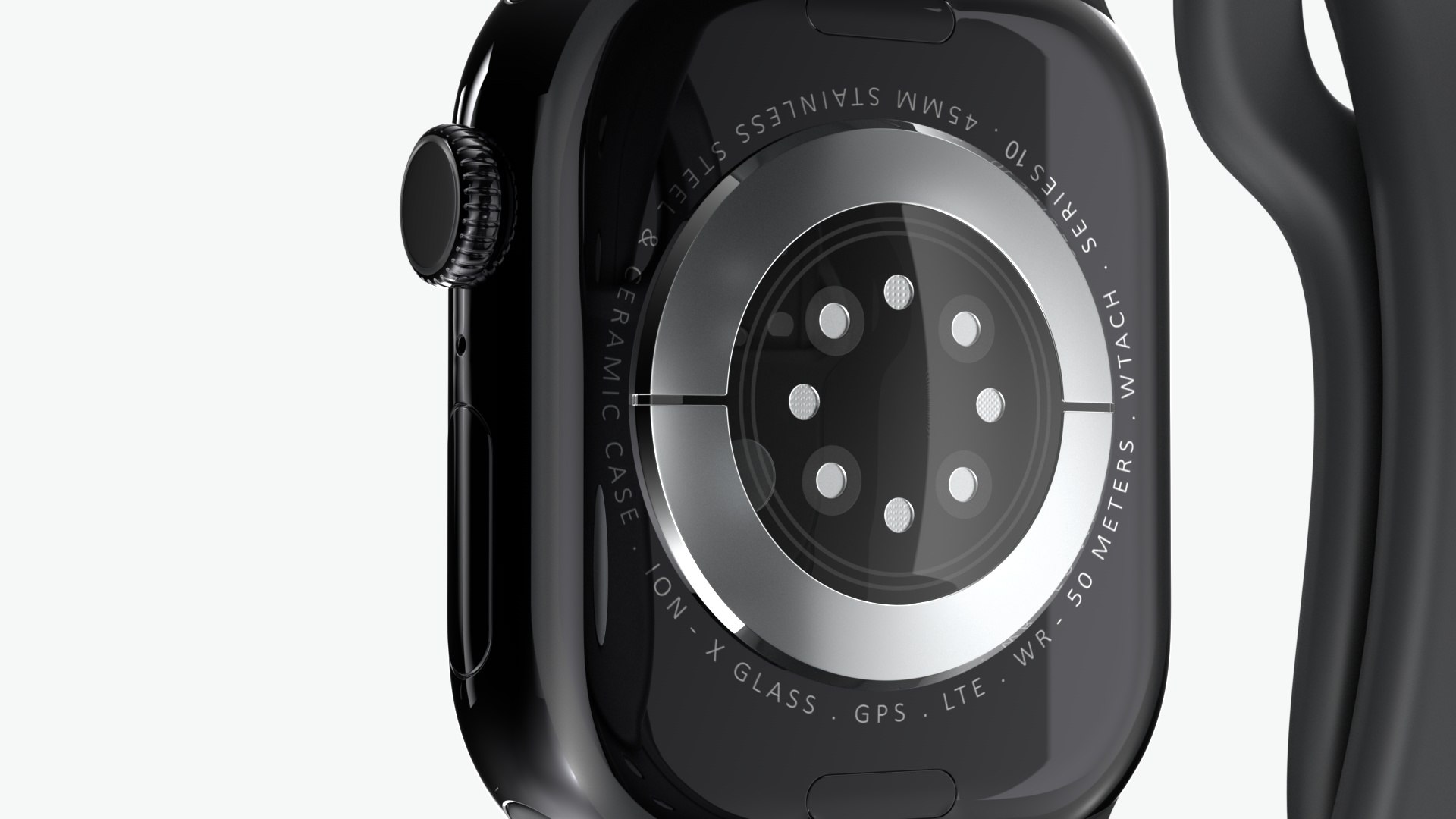 3D Apple Watch Series 10 Jet Black Model - TurboSquid 2283731